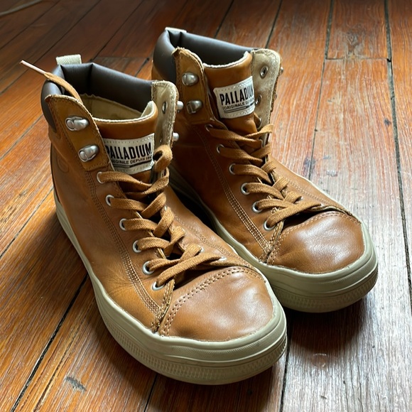 Palladium | Shoes | Mens Palladium Leather Sneakers | Poshmark